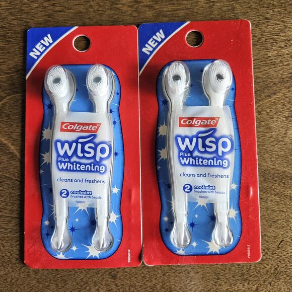 colgate | Bath | 22 Colgate Wisp Plus Whitening Cool Mint Brushes Nip 2 ...